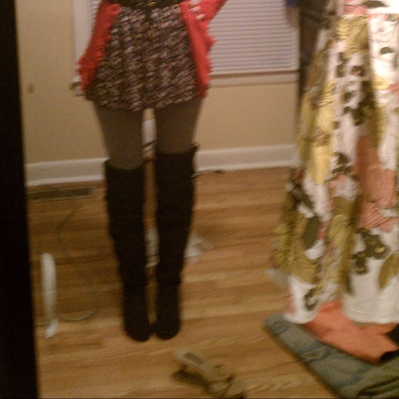 Kensiegirl | Shoes | Kensiegirl Knee High Black Microfiber Over The ...